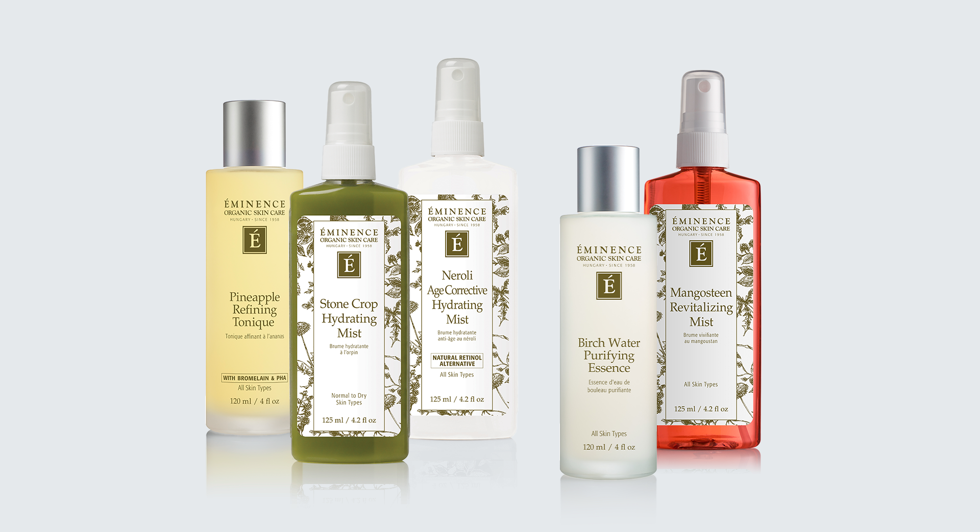 Toniques & Mists – Eminence Organics